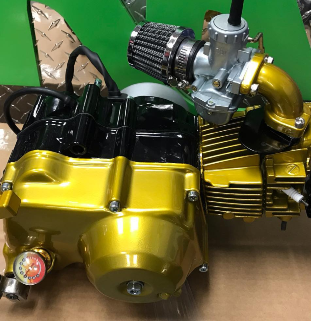 gold motor | Rice Rocket Custom Powder Coating And Restoration In The GTA